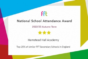 Hamstead Hall Academy - National School Attendance Award